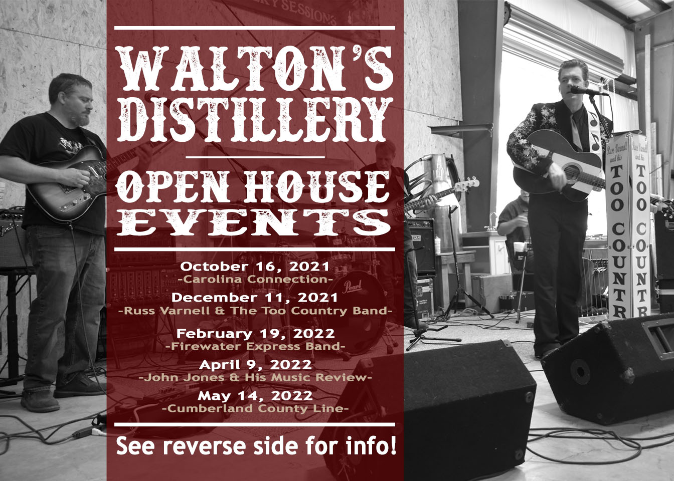 We Are ON With Open Houses! - Walton's Distillery